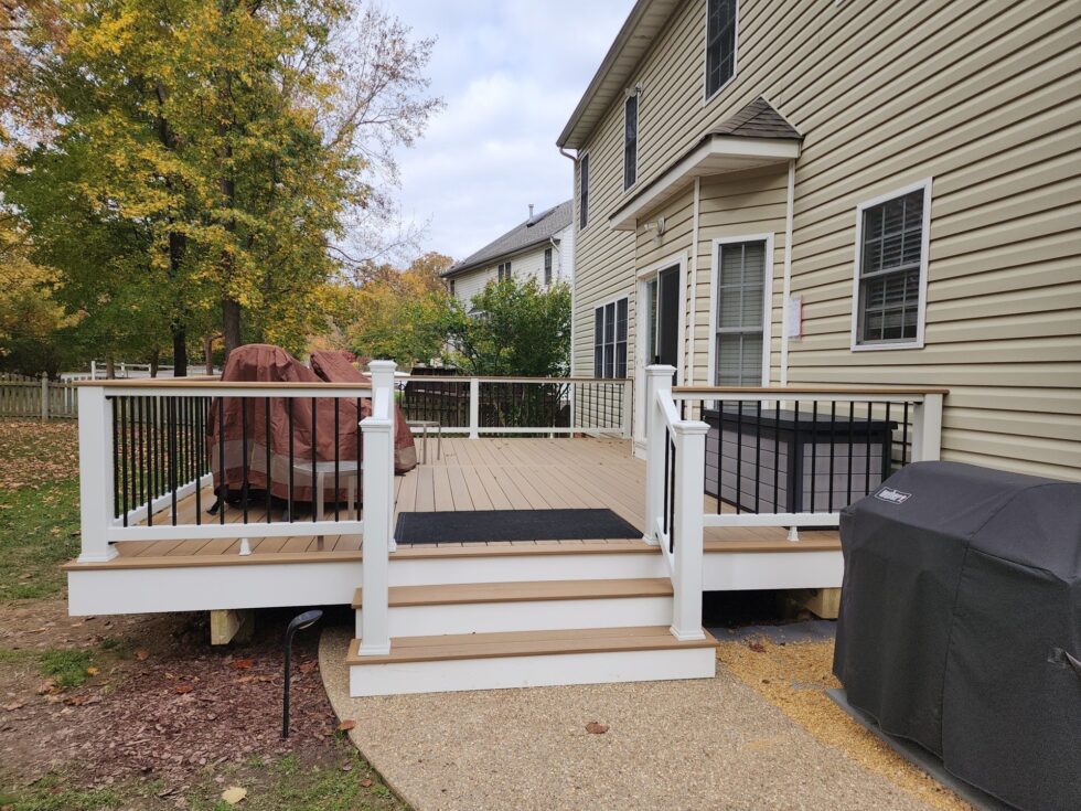 Timbertech Coconut Husk & Antique Leather - 13TEN Renovations